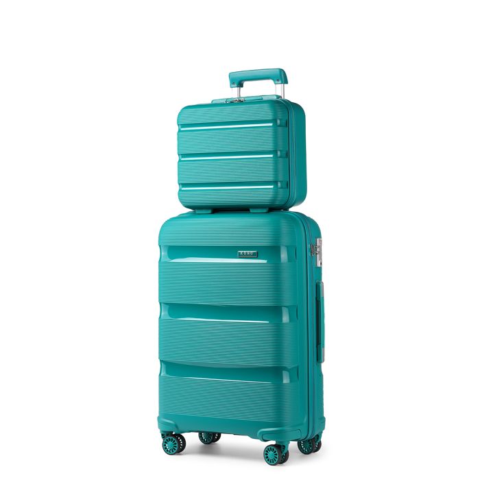 Set de 2 Valises de Voyage Rigide Valise Cabine 55x40x21cm Bagages ...