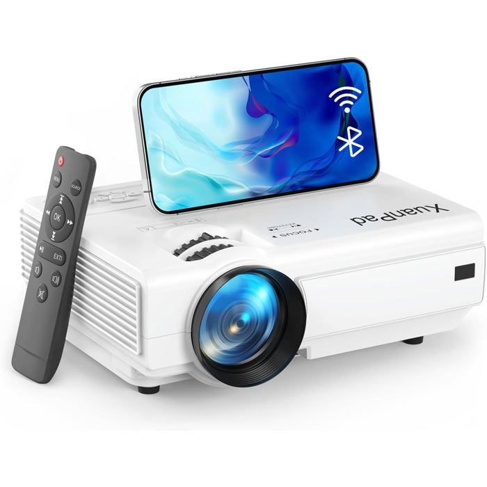 Projecteur Bluetooth Wifi 5G, Projecteur 1080P Full Hd Pris En Charge ...
