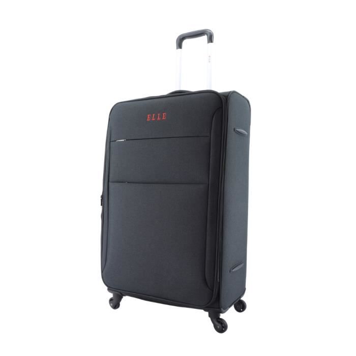 Valise souple - ELLE - Pledge - Zwart - 71 cm - 81.5 Liters. Fait de ...
