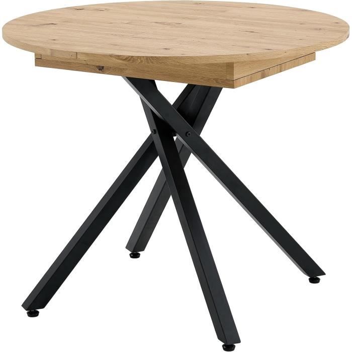 Table à manger extensible Table pliante, table ronde extensible, table ...