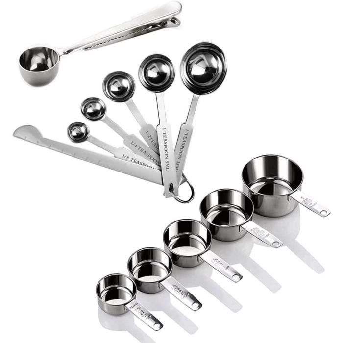 Ensemble Cup Mesure et Cuillères doseuses, Cuillères et Tasses à ...