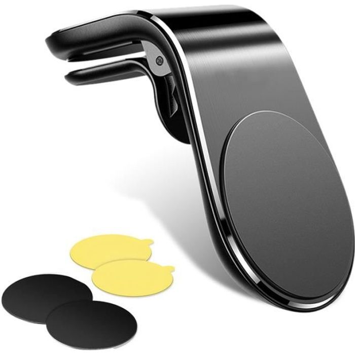 Support téléphone magnétique universel pour voiture - Noir - Cdiscount ...