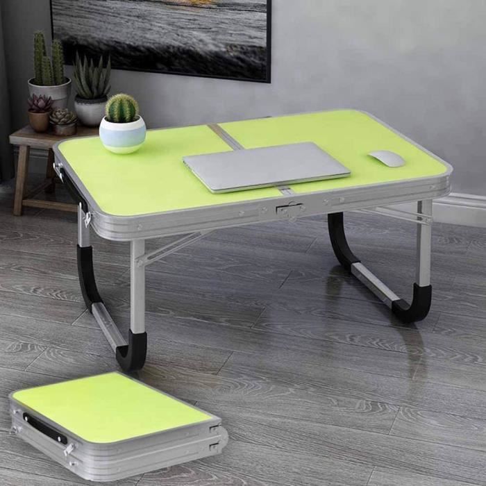 Bureau Pliant lit Ordinateur Bureau Paresseux Table dortoir Bureau d ...