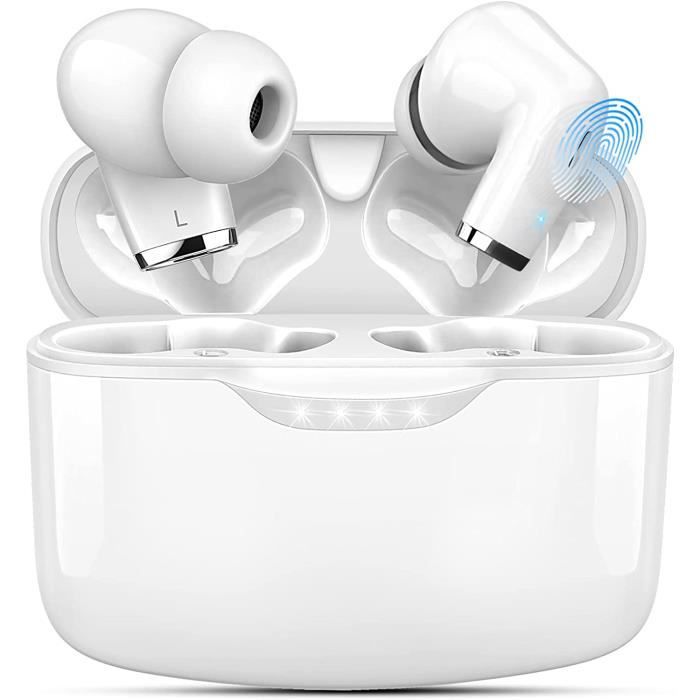 Ecouteurs sans Fil, Écouteur Bluetoth 5.2 avec Transducteurs 13mm, IP7 ...