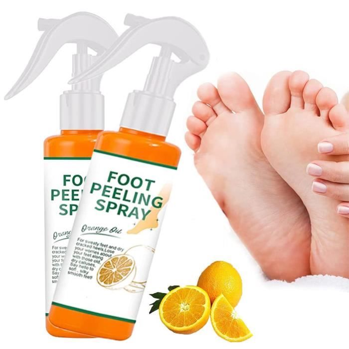 Spray exfoliant pour Les Pieds Huile d'orange, Spray exfoliant pour Les Pieds, Spray exfoliant ...