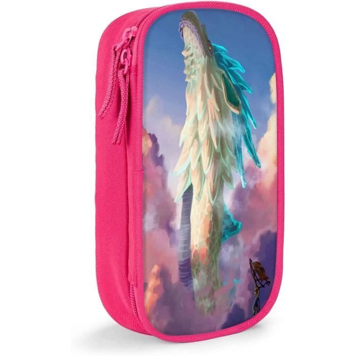 Trousse à crayons Legend of Zelda - Rose - Cuir - Fermeture zippée Rose ...