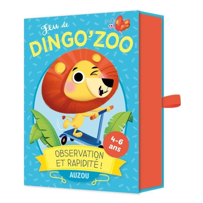 Jeu de Dingo'zoo - Jeu de carte - Enfant - 4 ans et plus - Bleu - Mixte ...