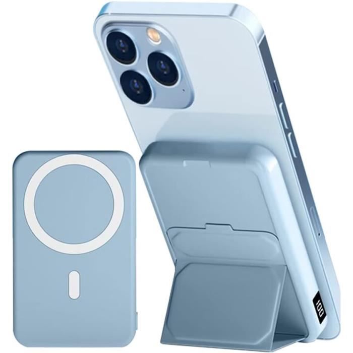 Batterie Externe Magnétique 10000Mah,Chargeur Portable Pliable,Pd 22.5W ...