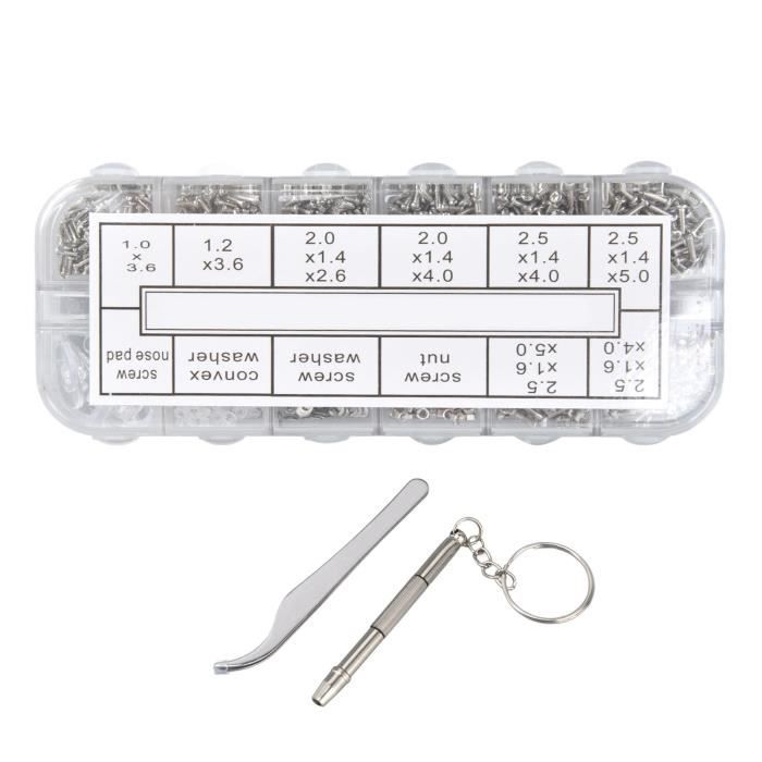 DWMD Jeu De Vis De Réparation Vis De Lunettes Anti-déformation ...