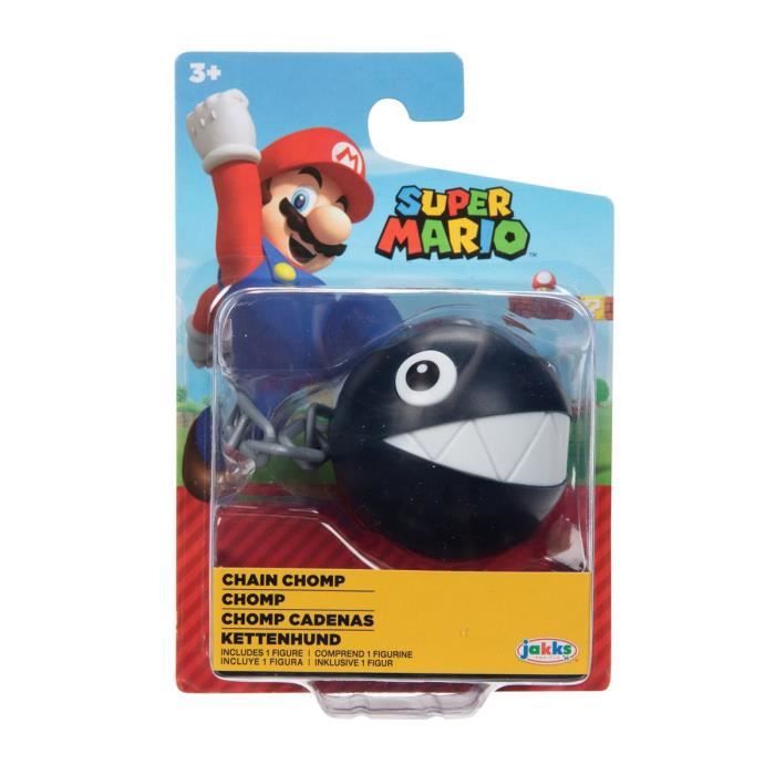 Figurine - JAKKS PACIFIC - Super Mario - 6.3cm - Personnage Chain Chomp ...