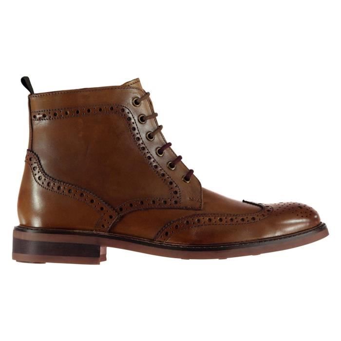 Bottes Habillées Hommes - Firetrap Rutland - Tan - Richelieu Classique ...