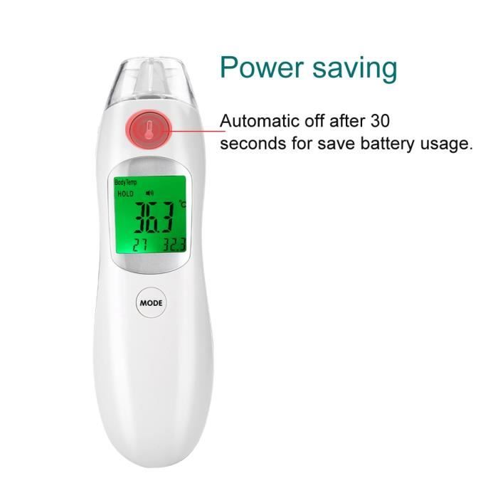 Omabeta Thermomètre pour bébé Thermomètre frontal et auriculaire pour ... Omabeta Thermomètre pour bébé Thermomètre frontal et auriculaire pour ...