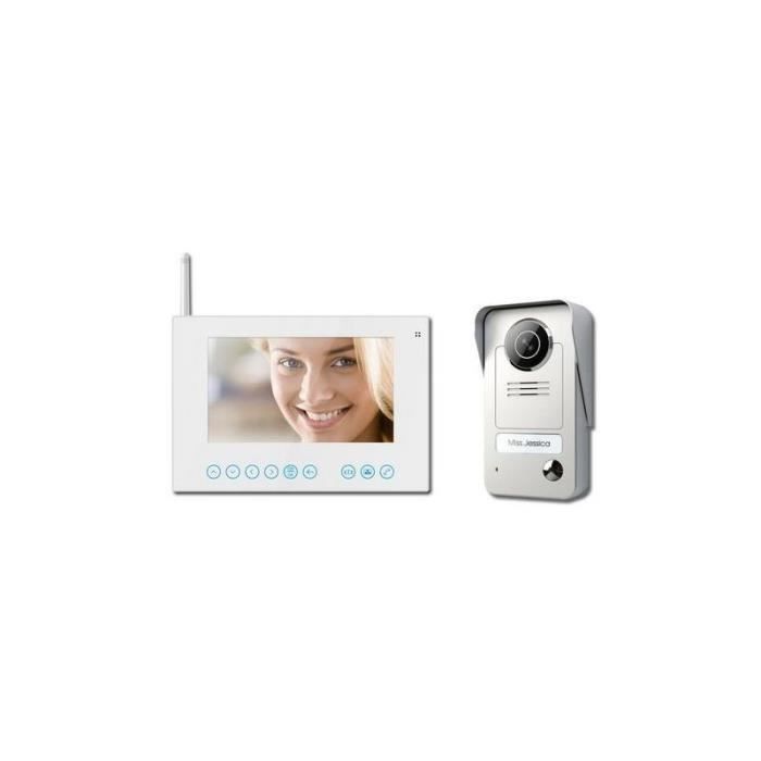 OPTEX Portier Audio/Video couleur sans fil IP44 Gris - Cdiscount Bricolage