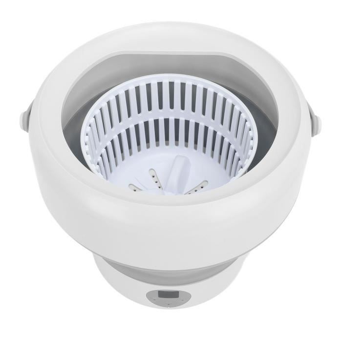 Qiilu mini machine à laver Mini laveuse avec panier de filtre à eau ...