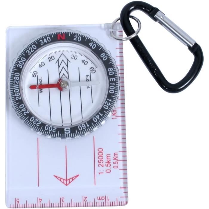 Boussole de Navigation - SANAG - A492 - Aiguille colorée - Mousqueton ...