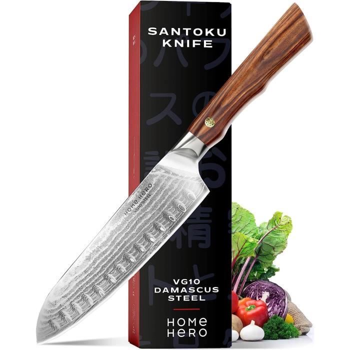 Ultra-Tranchant Set Couteau de Cuisine Professionnelle Inox - Ensemble ...