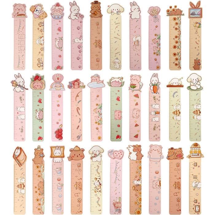 MWOOT 30 PCS Marque-Pages en Papier, Animaux Marque Livre Dessin Animé ...
