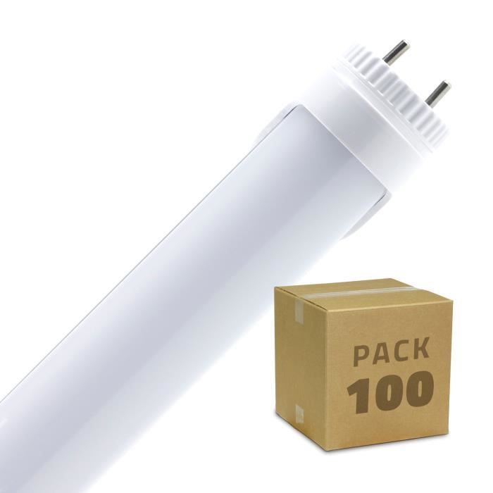 Tube LED T8 Aluminium 120cm Connexion Latérale 18W 120lm/W - TECHBREY ...