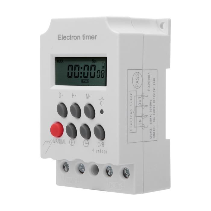 Minuterie électronique - TMISHION - KG316T-III - 220VAC - 30A ...