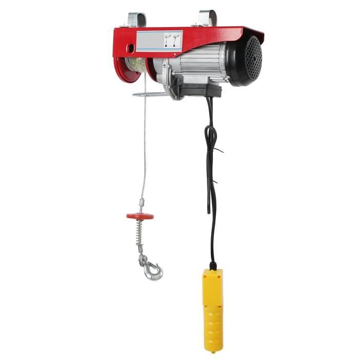 VBESTLIFE palan électrique 850 W Palan aérien de levage de treuil à ...
