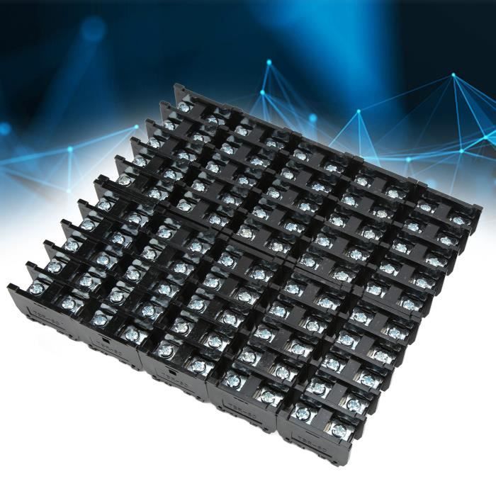 RHO-bornier de base de rail Bornier, Borne à Vis Galvanisée en Cuivre ...