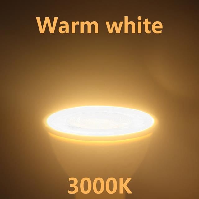 AMPOULE HALOGENE,3000K-5W-MR16 120 degrees--lampe LED Gu10 GU5.3, blanc ...