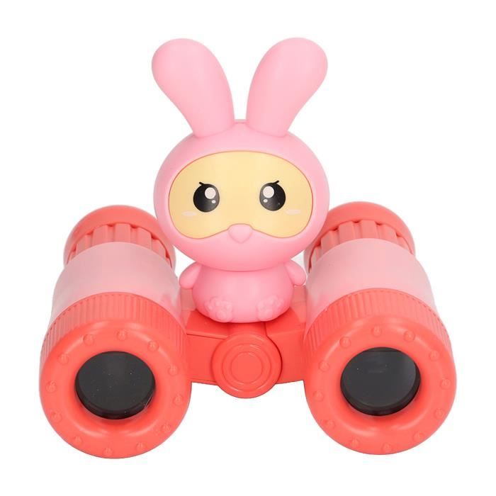 YAP Jumelles pour enfants 8X design lapin détachable Jumelles pour enfants jouet avec sifflet ...