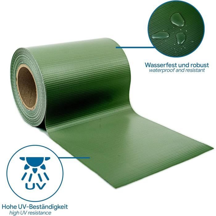 Brise-Vue Pour Clôtures Rigides De Jardin - Bandes De Protection En Pvc ...