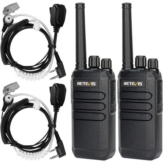 Retevis RT40 Walkie Talkie, PMR446 Without Lience Portable Two-Way ...