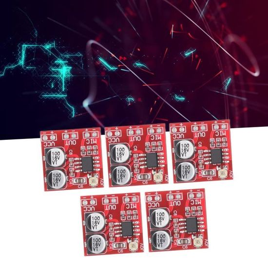 Module Amplificateur de Microphone - ETO - LM386 - 5 Pièces - Réglable ...