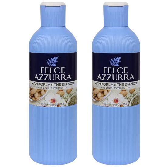 Gel douche Felce Azzurra - Amandes et thé blanc 2x650 ml - Cdiscount Au ...