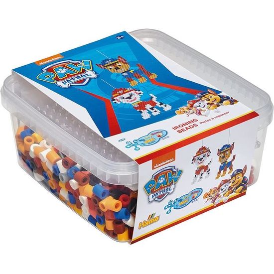 Hama Perlen 8752 Perles à Repasser Paw Patrol, 10242990, Multicolore ...