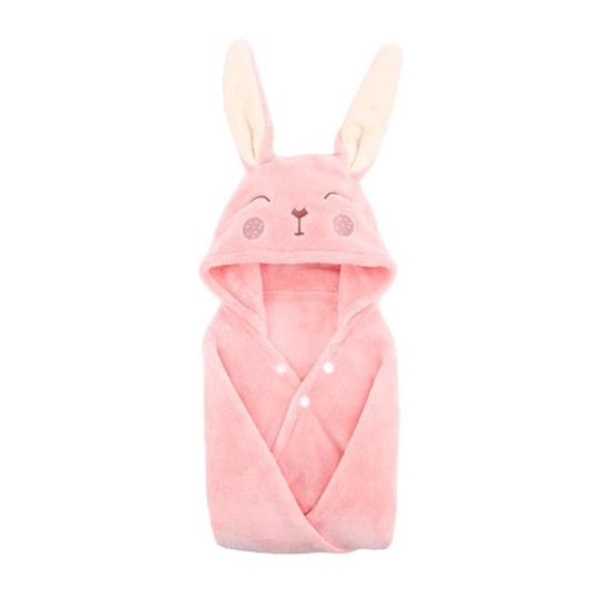 Peignoir de Bain Bébé à Capuche,Sortie de Bain Bébé Mignonne Visage ...
