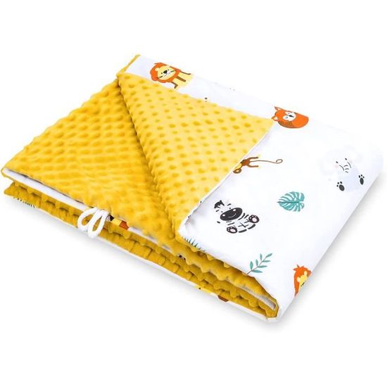 Totsy Baby Couverture bébé d'été avec Minky 75x100 cm - Couverture bébé ...
