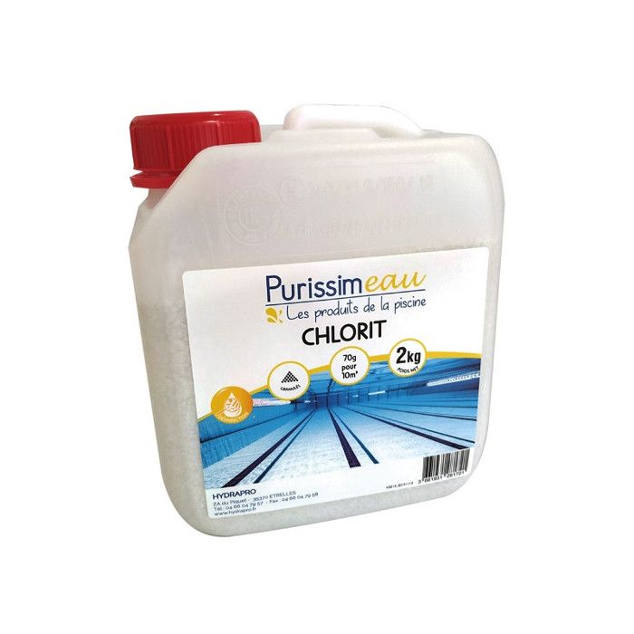 Chlorit Chlore non stabilise granules 2Kg PURISSIMEAU - Cdiscount Jardin