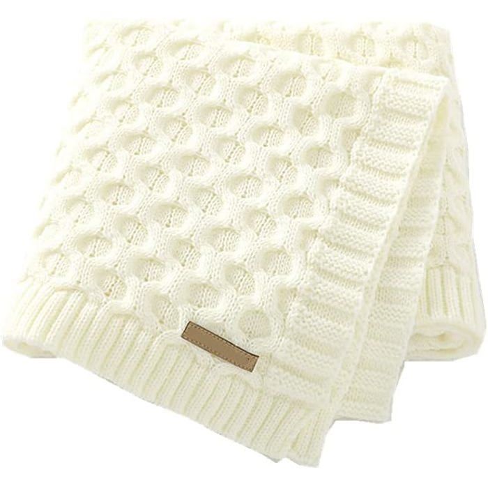 Couverture Bb en Tricot, Couvertures Tisse de Moelleuses, Naissance ...