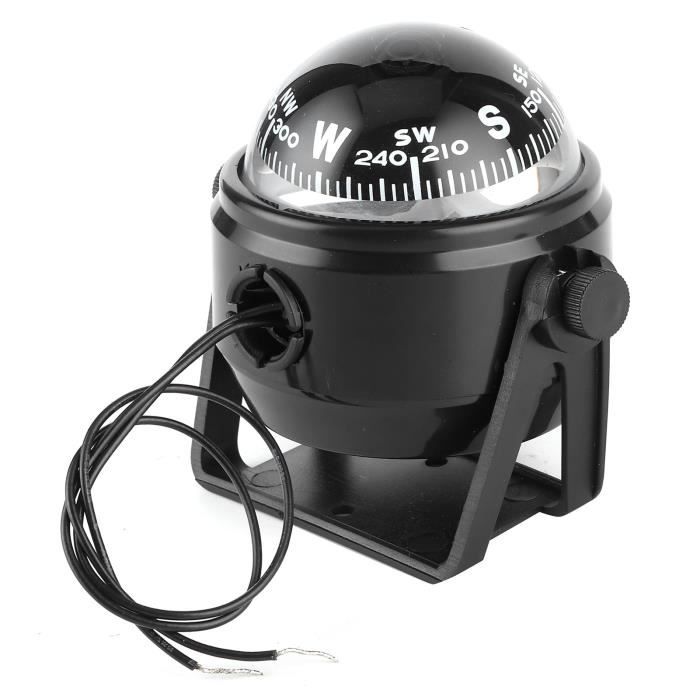 Akozon Boussole LED Boussole de Tableau de Bord, Boussole Marine ...