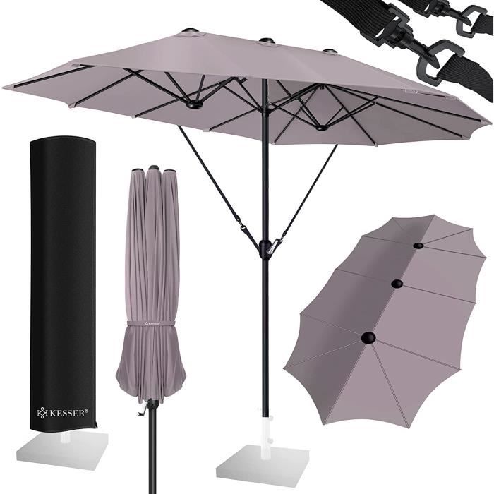 Parasol | Parasol Double avec Housse | Parasol de Jardin | Parasol de ...