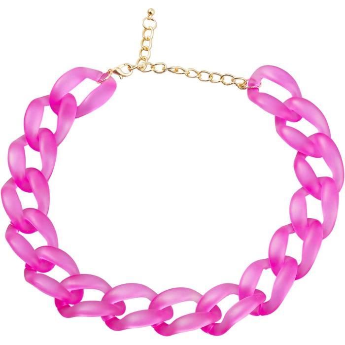 Collier Ras De Cou Chaîne À Maillons Cubains Punk Vintage Collier À ...