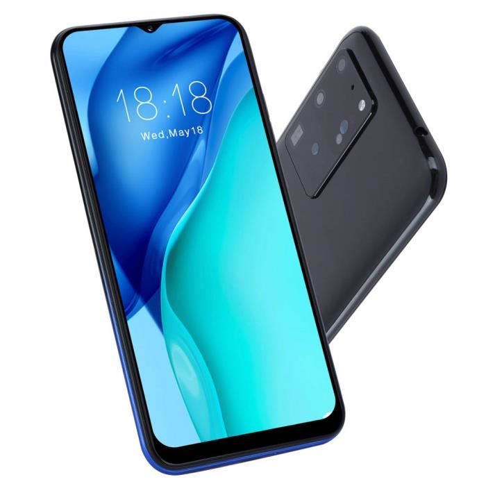 Qiilu Téléphone intelligent S30U HD pour écran Waterdrop Dual Cards ...
