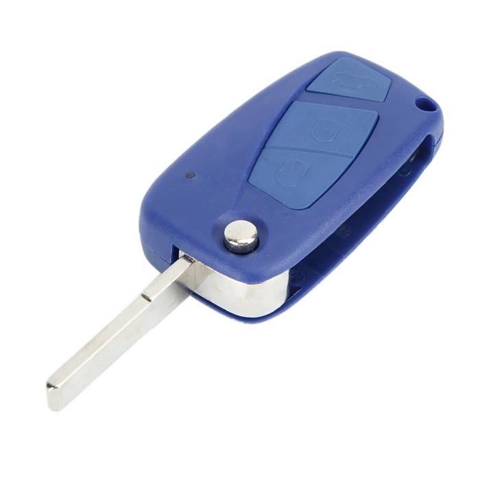 Qiilu clé de voiture Télécommande intelligente de voiture à puce ID46 ...
