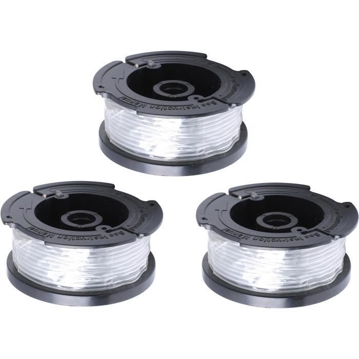 Lot De 3 Bobines De Fil A6485 A6481 Pour Coupe-Bordures Stc1820Cm Stc1820Pc Stc1820Epc ...
