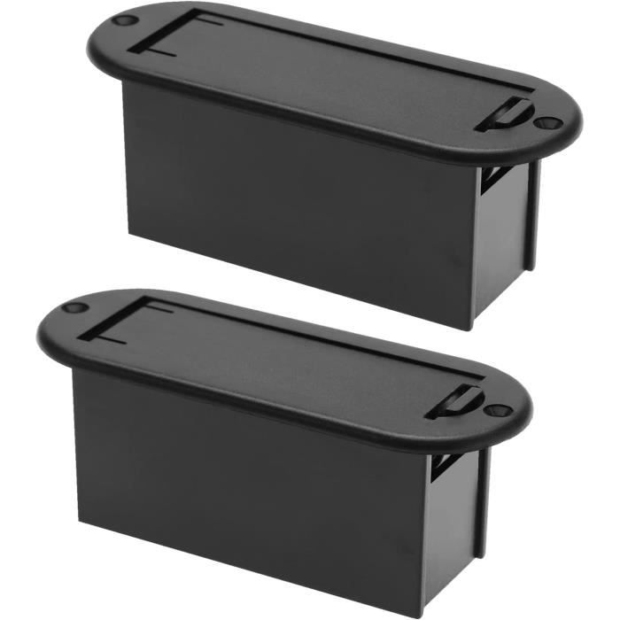 Lot De 2 Compartiments À Piles 9 V Pour Micros De Guitare Active 9 V 81 ...