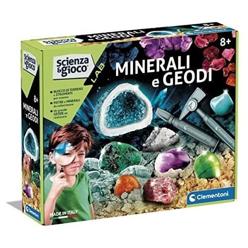 Jeu éducatif - CLEMENTONI - MINERALI E GEODI 19350 - Intérieur - Mixte ...