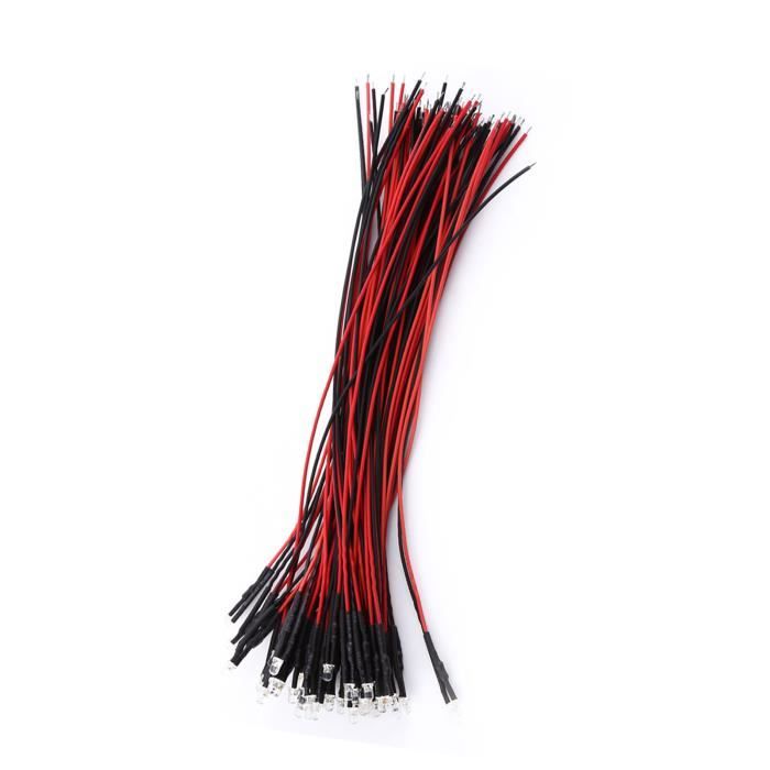 Diodes LED - EJ.life - 50pcs - Économie d'énergie - 9-12V - Couleurs ...