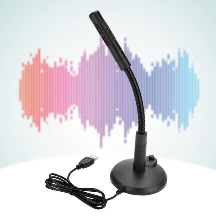 HURRISE Microphone USB pour ordinateur Microphone sur pied, Microphone ...