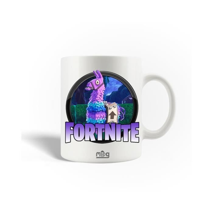 Mug en Céramique - Fortnite - Lama - 30cl - Blanc - Compatible Lave ...