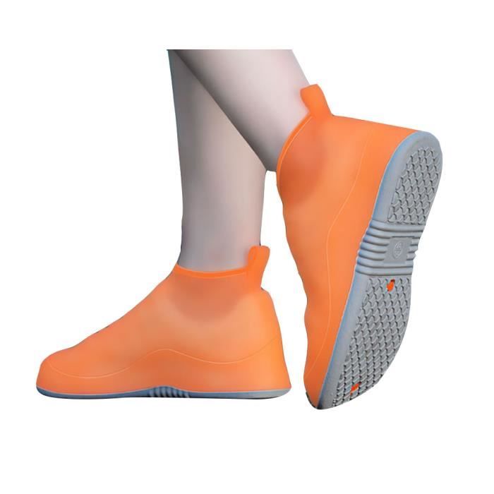 Couvre-Chaussure de Pluie Anti-dérapant Transparent Couvre-Chaussure en ...