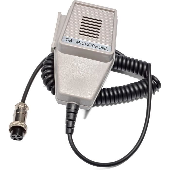 Cb Radio Spearker Mic Noise Cancelling Microphone À Main À 4 Broches ...