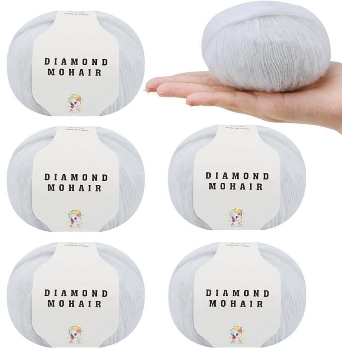 6 Pack Fil De Laine À Tricoter Fil Acrylique Multicolore Fil De Crochet ...